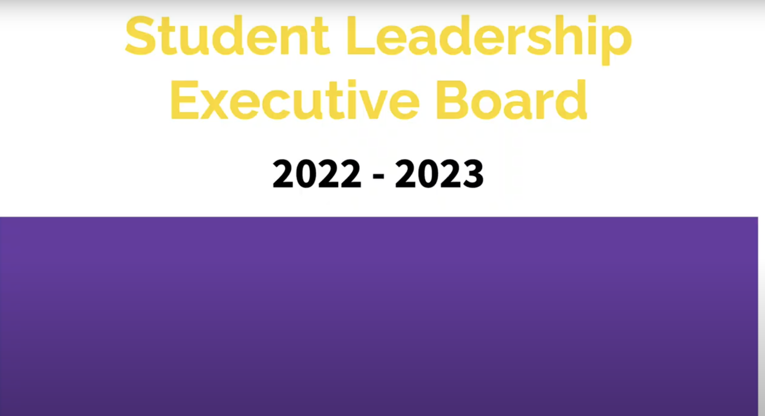 Student leadership executive board announced – The Falcon
